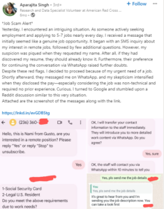 Job Scams Report – 2,670 Social Media Posts Reveal Scammers’ Top Tactics